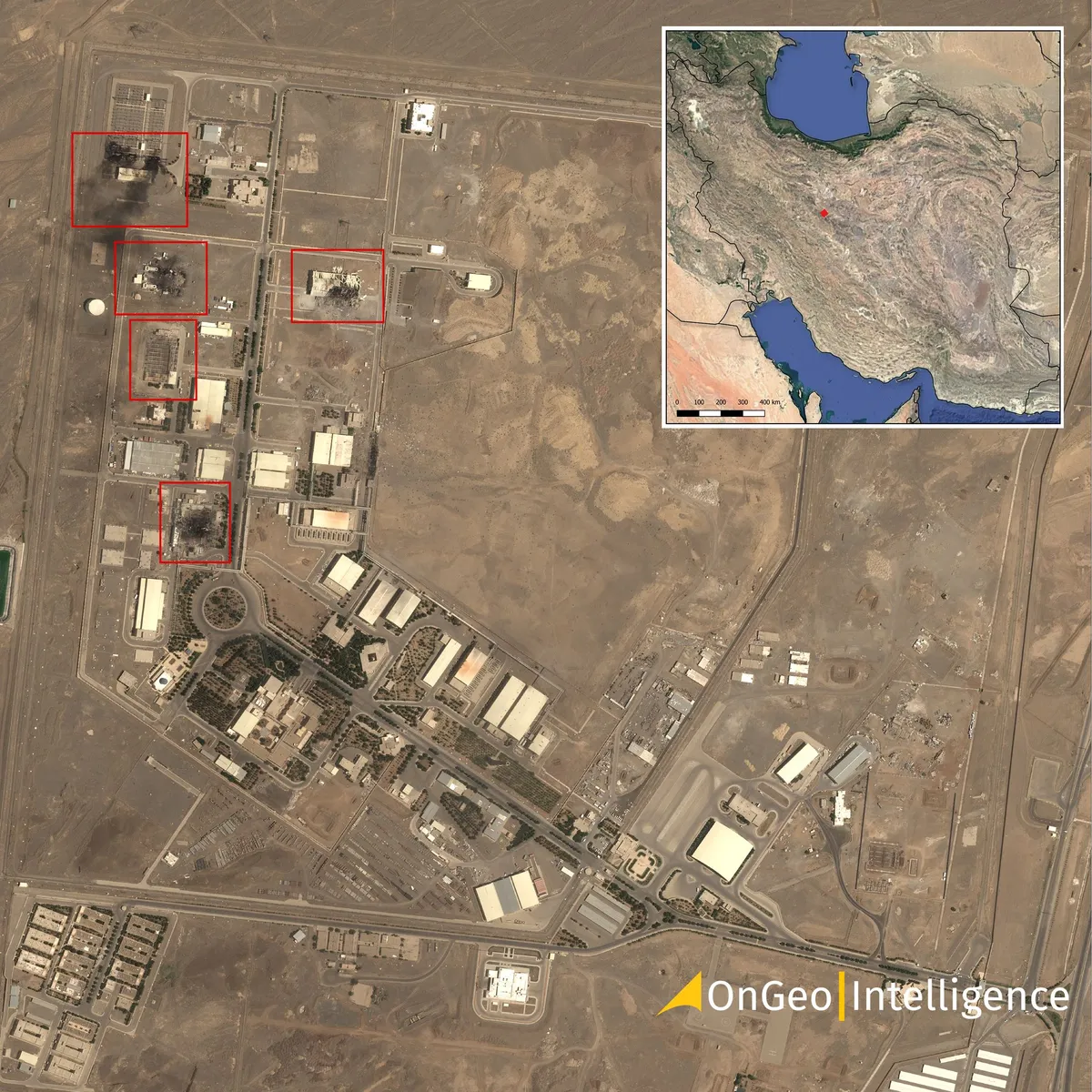 Israeli Strikes on Natanz: A Satellite Imagery Analysis - Geo-matching